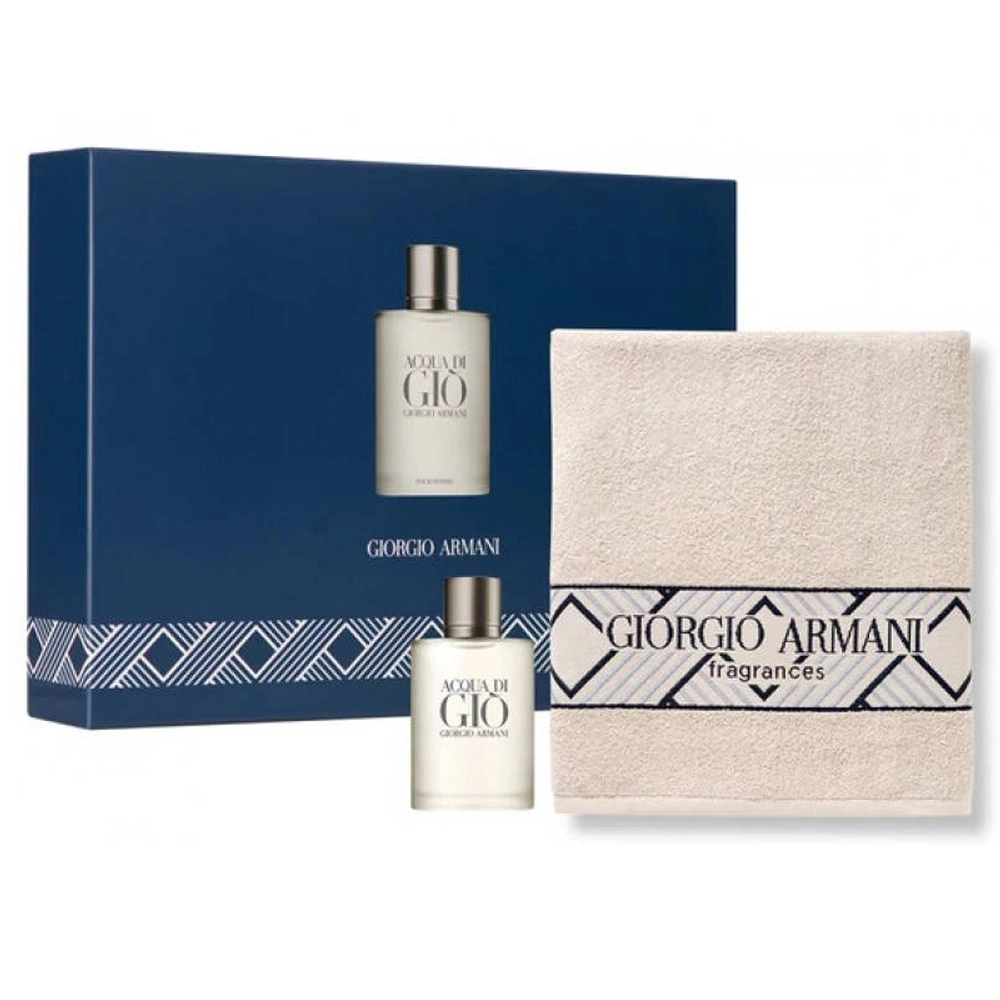Acqua Di Gio Pour Homme zestaw woda toaletowa spray 100ml + ręcznik ...